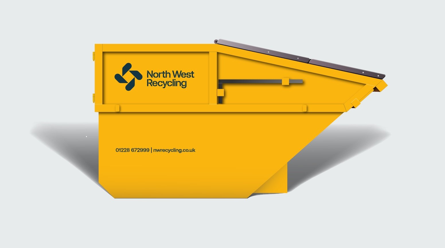 8 yard enclosed skip hire with North West Recycling Ltd.