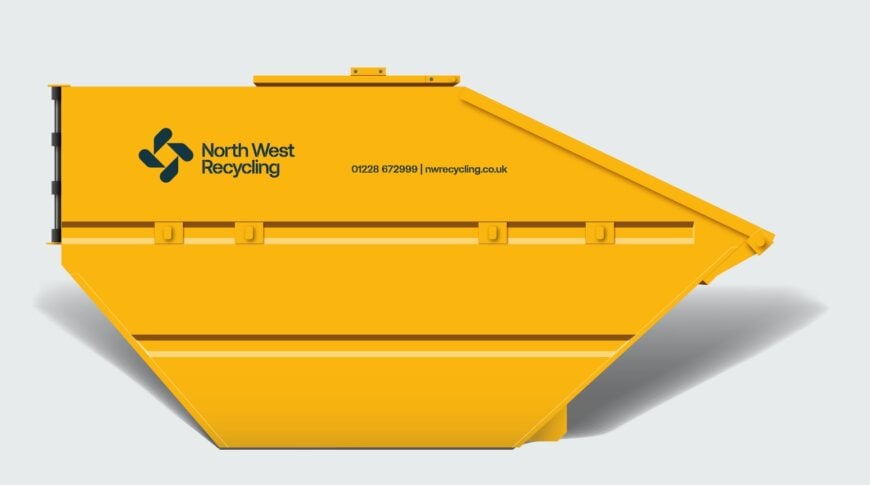 16 yard enclosed skip hire with North West Recycling.